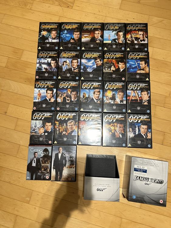 James Bond Ultimate DVD Collectors Set (Gebraucht) in Dättlikon für CHF 30 – mit Lieferung auf ...
