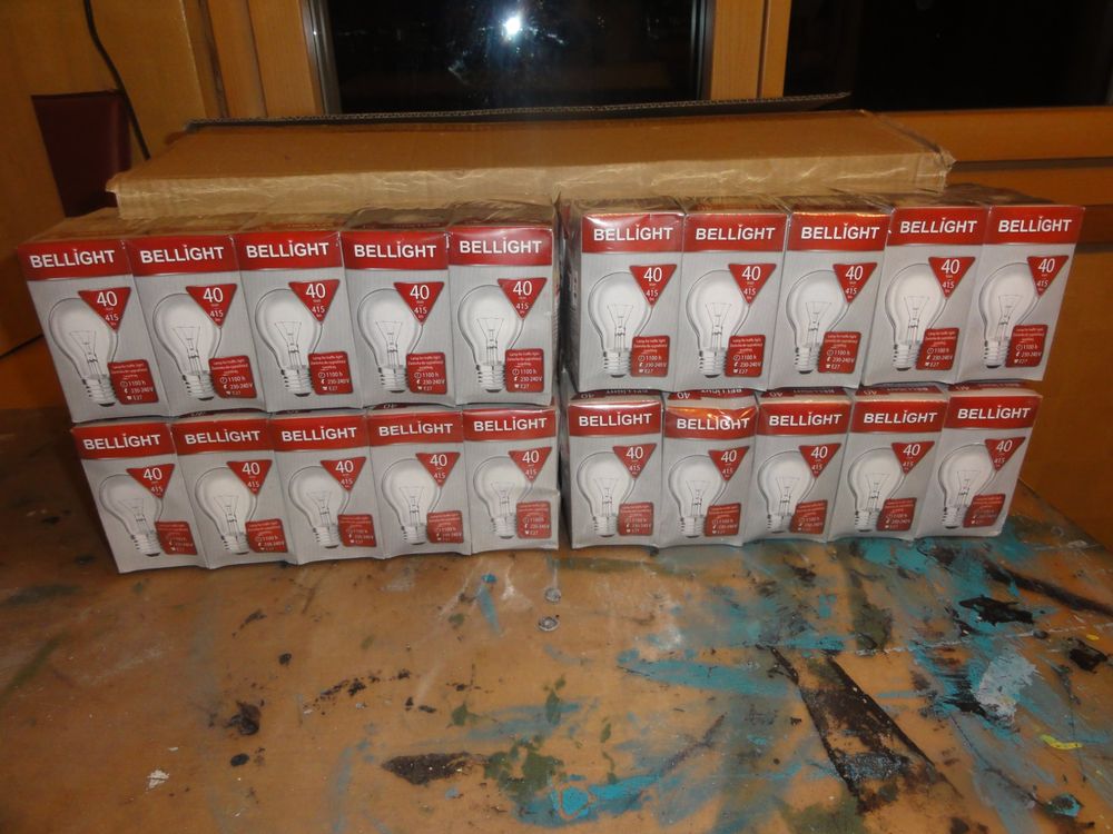 10 Stück 40 Watt Glühbirnen neu klar NEU verpackt (Neu und originalverpackt) in Walde AG für CHF ...