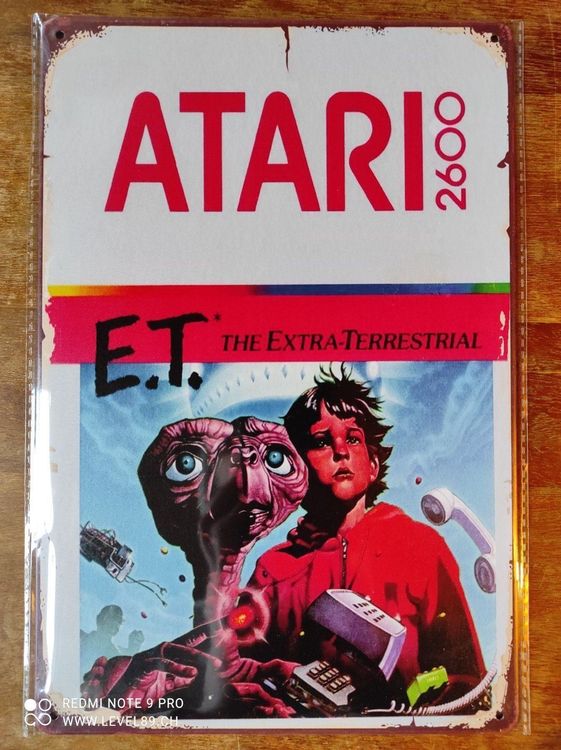 Metall Poster - Atari E.T. - Retro | Kaufen auf Ricardo