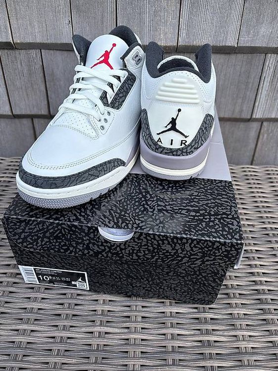 Air Jordan 3 Retro - Grösse 44.5 - Summit White - NEU! (Neu (gemäss ...