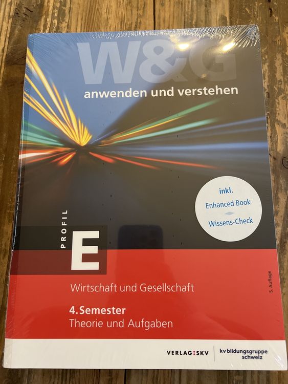 W & G anwenden und verstehen Profil E (Neu und originalverpackt) in Eglisau für CHF 10 – mit ...