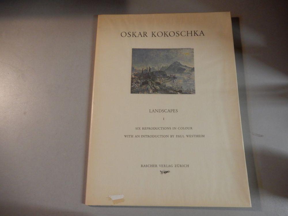 Oskar Kokoschka Landscapes Buch, Rascher Verlag, Zürich (Gebraucht) in ...