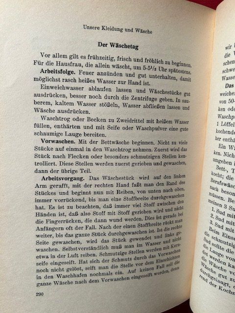 Rina Scheurmann, Handbuch der Hauswirtschaft, 1945 (Gebraucht) in Bern ...