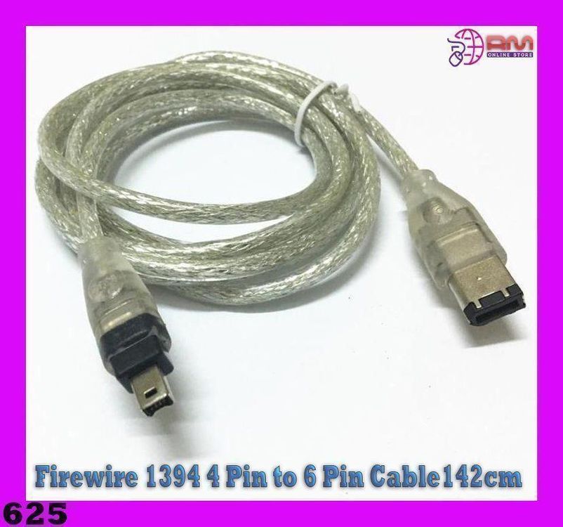 Firewire 1394 4 Pin to 6 Pin Cable142cm | Kaufen auf Ricardo
