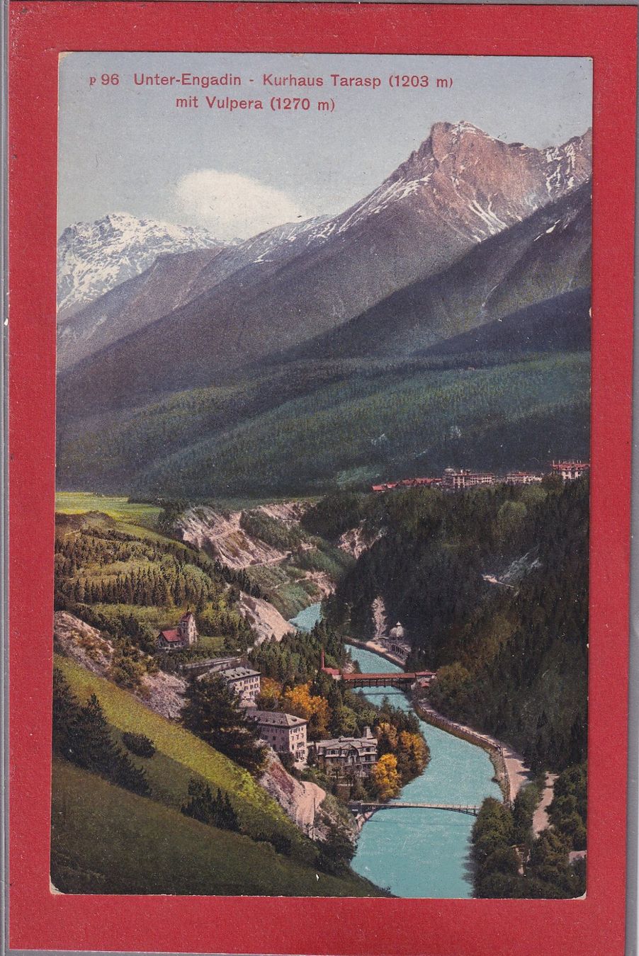 Unter - Engadin - Kurhaus Tarasp - 1922 (Gebraucht) in Orvin für CHF 2 ...