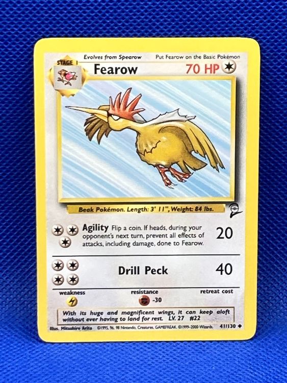 Pokemon BASE SET 2 / Fearow 41 / 130 EN - (EX) (Gebraucht) in Baar für ...