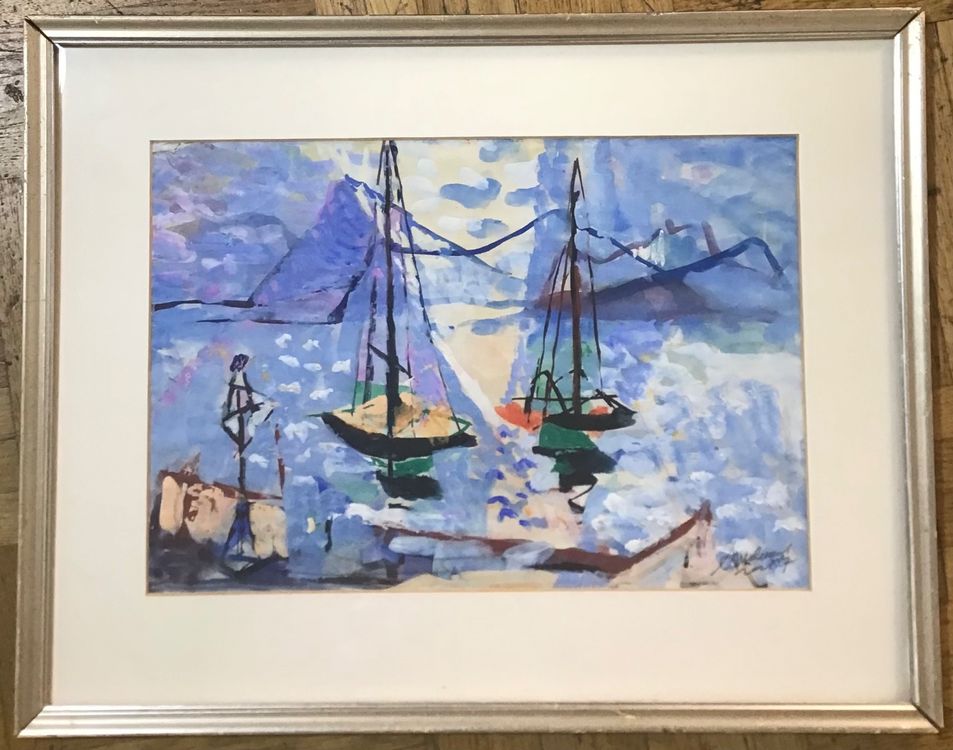 Hermann ANSELMENT (1905-1981) Seenlandschaft Aquarell (Gebraucht) in Root für CHF 30 – mit ...