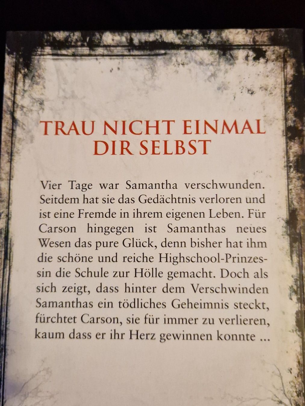 Jennifer L. Armentrout Dreh dich nicht um / Spannung YA (Gebraucht) in ...