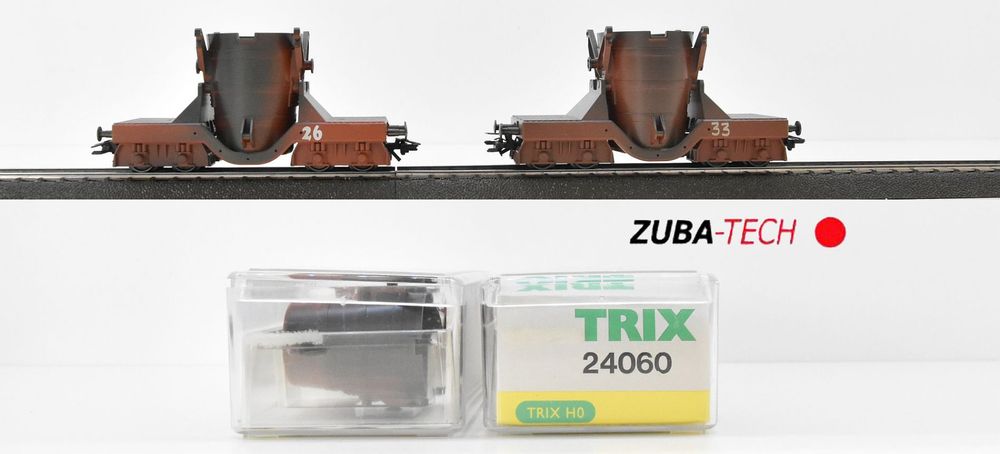 2x 24060 Trix Roheisenwagen H0 GS mit OVP (Gebraucht) in St. Gallen für ...