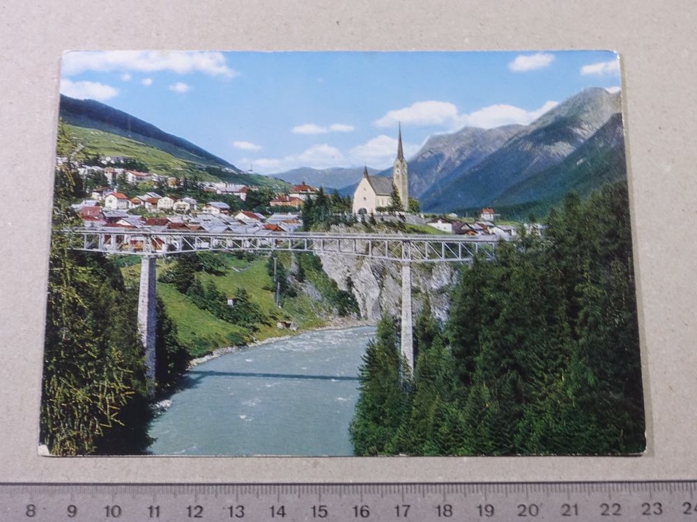 Scuol - Tarasp - Vulpera, Innbrücke, Stempel Camping T.C.S. | Kaufen auf Ricardo