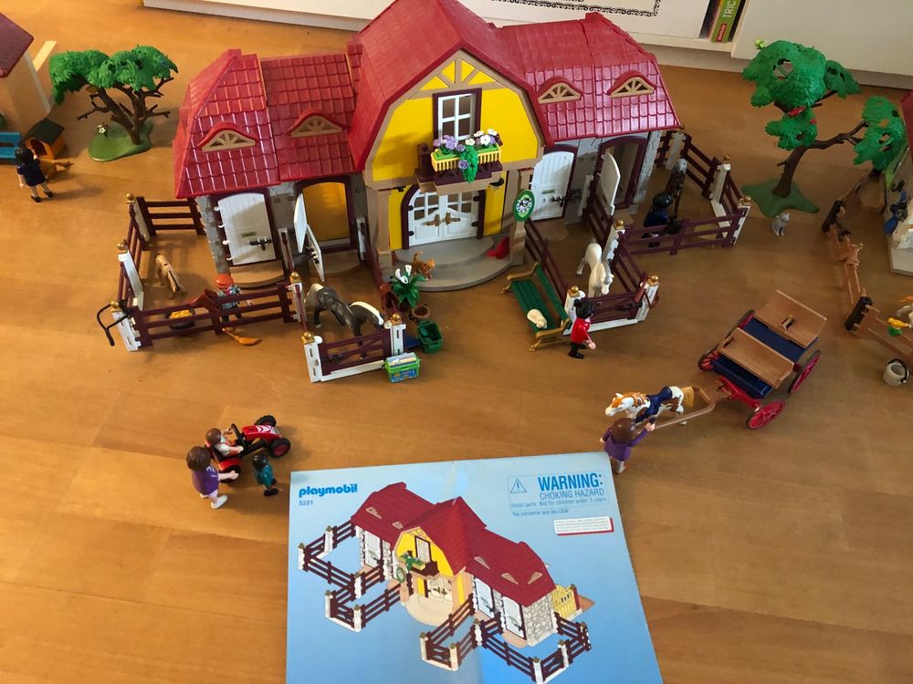 Verwunderlich Playmobil Ponyhof Alt Fotos