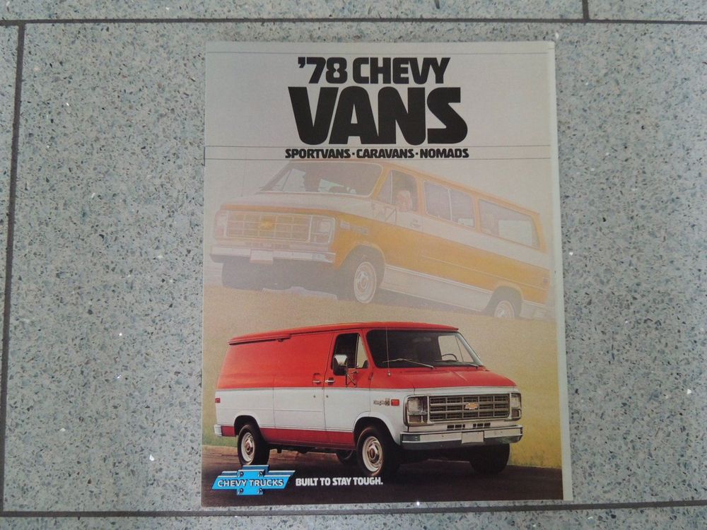 Chevrolet Vans 1978 Prospekt | Kaufen auf Ricardo