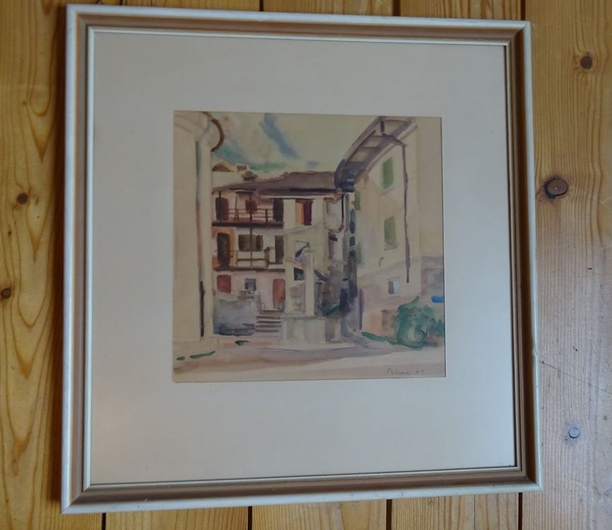Aquarell "Intragna" Karl Peterli (1897 - 1975) (Gebraucht) in Züberwangen für CHF 50 – mit ...