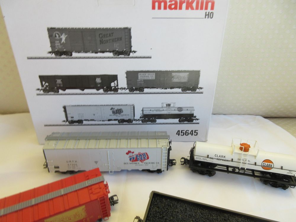 Marklin set 45645, wagons marchandises USA, Epoche III (D'occasion) à ...