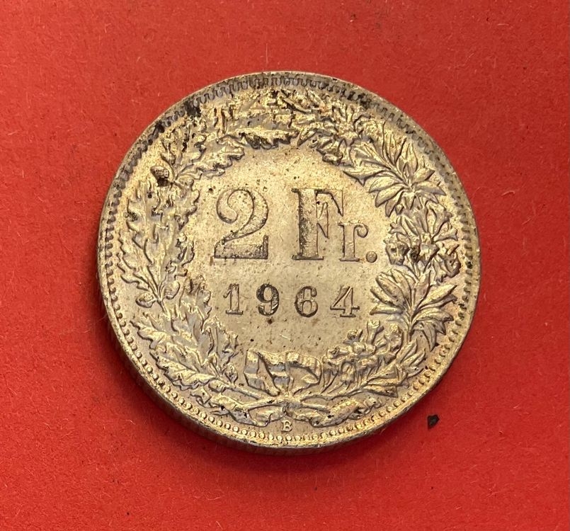 2 Franken Silber 1964 ss (Gebraucht) in Nunningen für CHF 6 – mit Lieferung auf Ricardo kaufen
