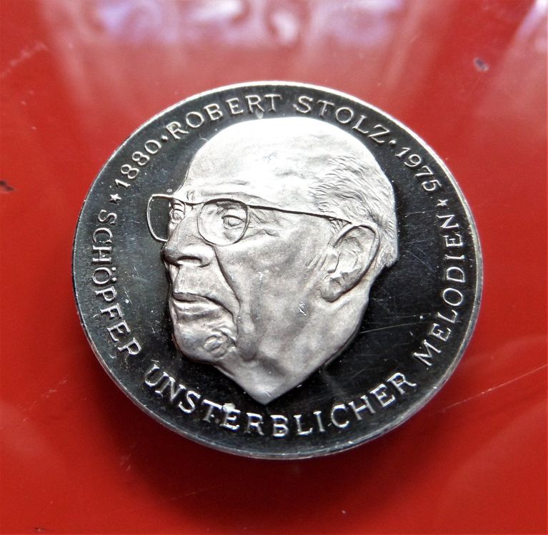 Schöpfer unsterblichen MELODIEN ROBERT SCHOLZ Silber 999.9 (Gebraucht ...