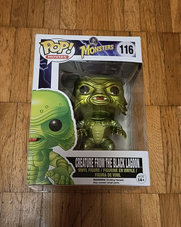 FUNKO POP-MONSTERS-CREATURE FROM THE BLACK LAGOON-METALLIC (Neu (gemäss ...