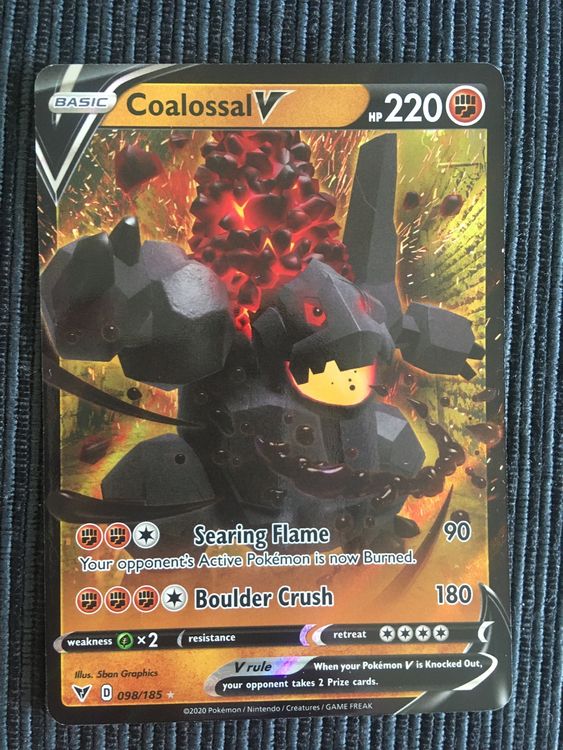 Pokemon Coalossal V Vivid Voltage EN Mint | Kaufen auf Ricardo