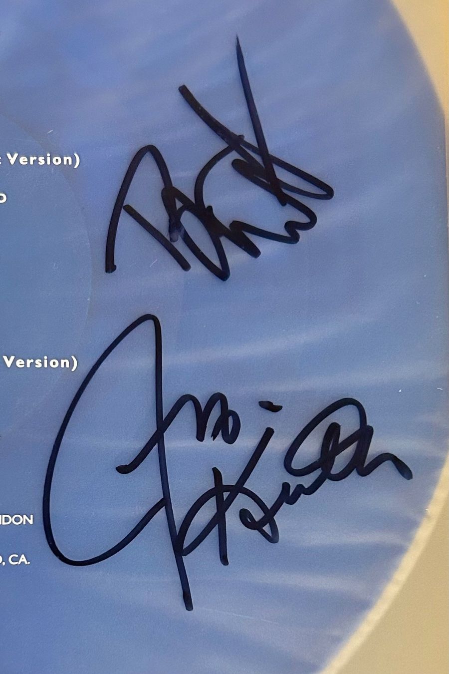 TESLA „Signs“ RARE LTD 12“ BLUE VINYL SIGNIERT! Alle 5! RAR (Gebraucht ...