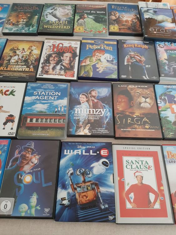 59 Kinder- DVD's Klassiker und neuste und noch 2 Natur-Filme (Gebraucht ...