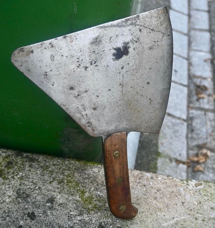 antikes Hackbeil, Fleischermesser, Fleischerbeil, Küchenbeil (Gebraucht ...