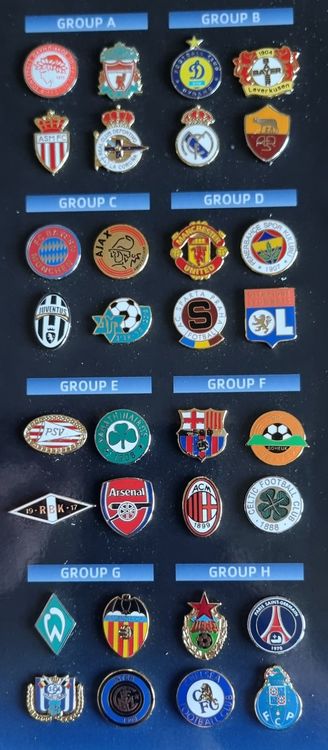 Pins 32 Mannschaften Champions League 04/05 Fussball | Kaufen auf Ricardo