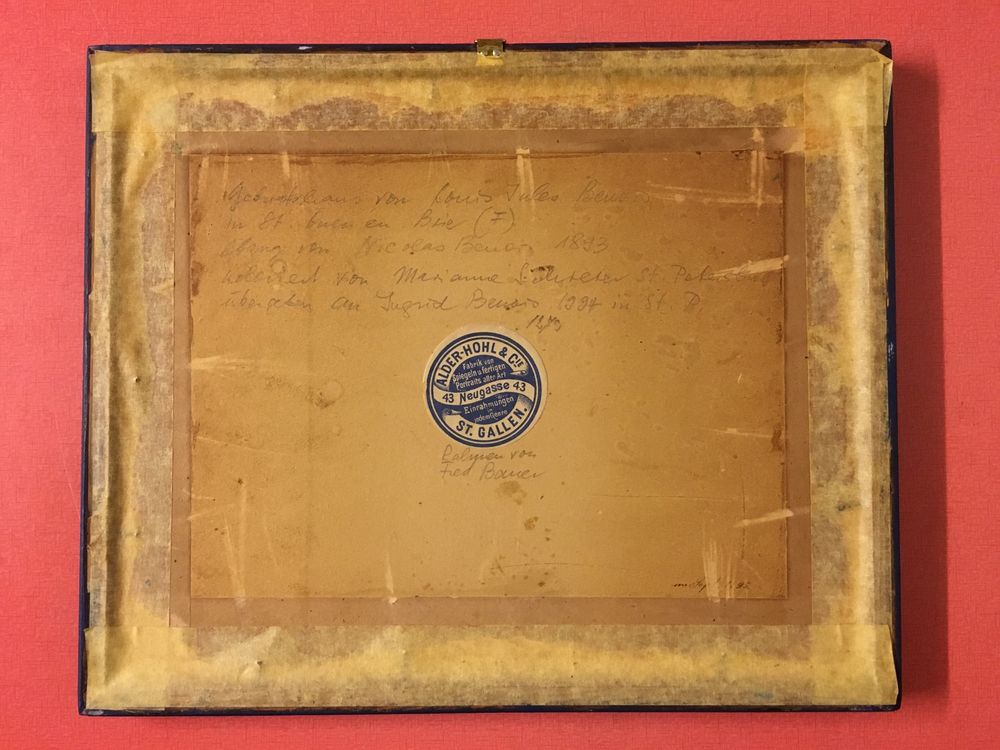 Antike Bild Aquarell oder Lithographie ? Eingerahmt. (Gebraucht) in Lanzenhäusern für CHF 5 ...