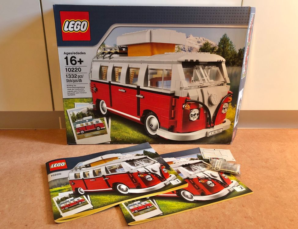 NUR OVP!!! Lego 10220 VW Volkswagen T1 Campingbus Creator (Gebraucht ...