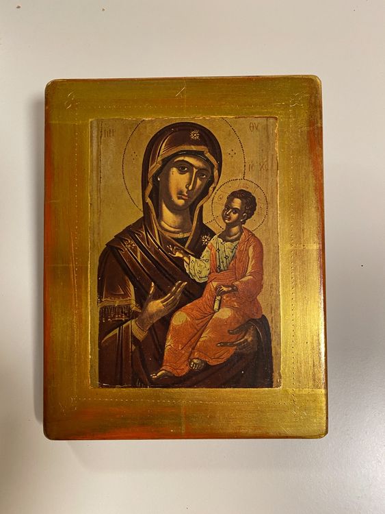 Ikone Jungfrau Maria mit Jesuskind (Gebraucht) in Sarnen für CHF 35 – mit Lieferung auf Ricardo ...