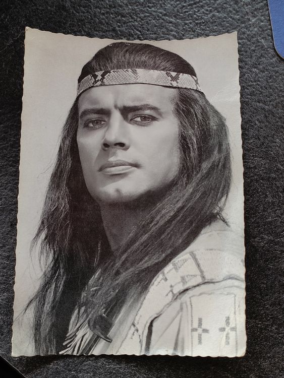 original Photo Autogramm Karten / Winnetou - Lex Barker 1960 (Gebraucht ...