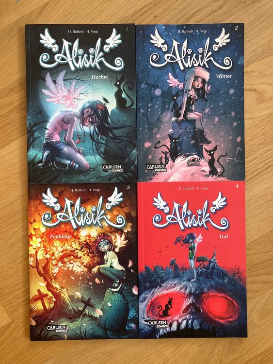 Alisik Comic, Band 1-4, Dark Romance Mystery Serie (Gebraucht) in Baden ...