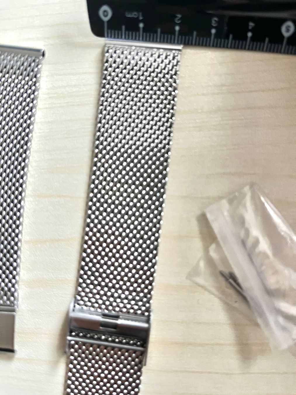 Neues Milanaise Uhrenarmband Edelstahl, 22mm, Silber (Neu (gemäss ...