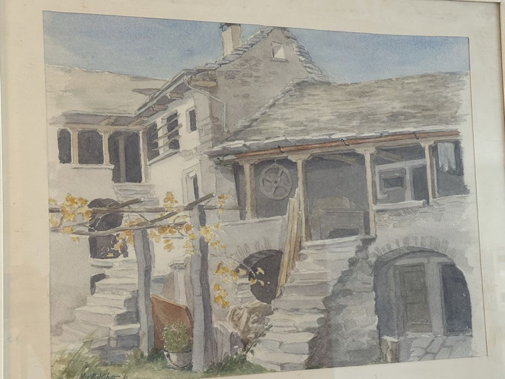 Gemälde Haus Porträt | Kaufen auf Ricardo