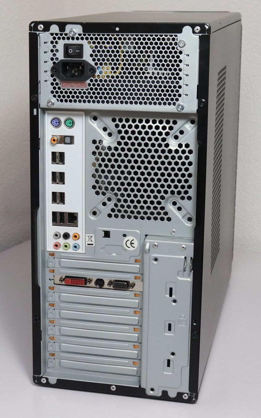 Tower PC Intel Core2Duo 2.6GHz, ATI Grafik, Windows XP 32Bit (Gebraucht ...