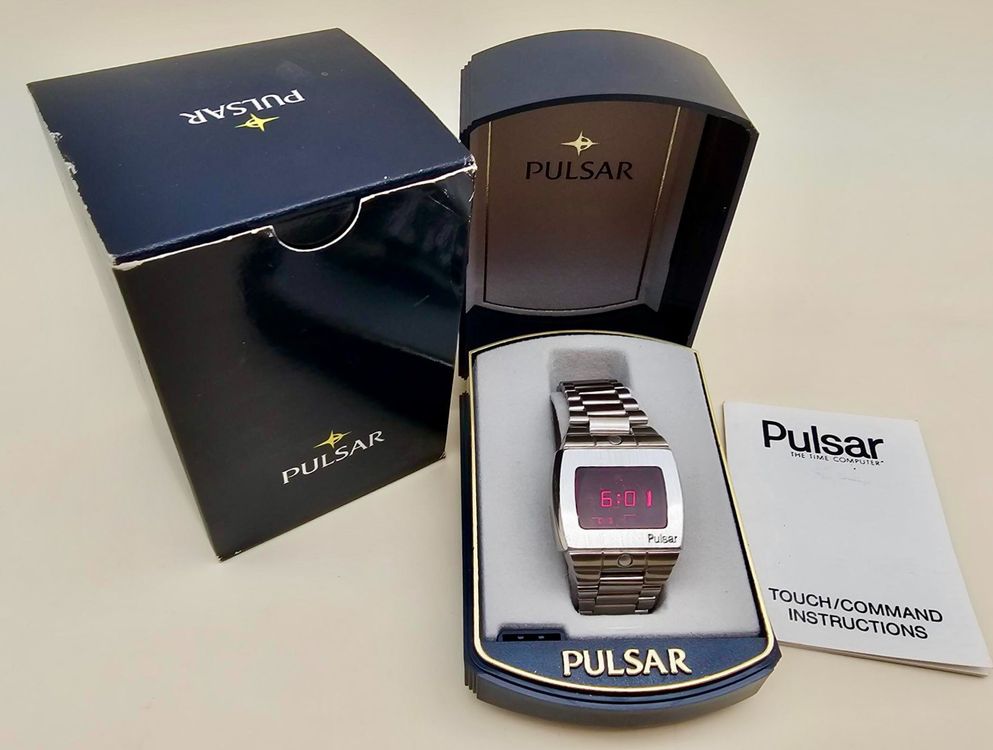 PULSAR LED 1970's * MIT BOX WIE NEU * NICHT APPLE WATCH ! (Neu und ...