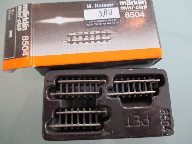 Märklin 8504 10x Gerades Gleis 25 mm (Neu (gemäss Beschreibung)) in ...