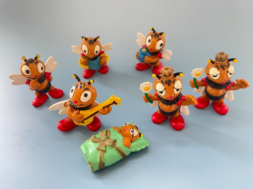 7x Bully Bienchen Biene Bee Comic Figur Comicfigur 70er (Gebraucht) in ...