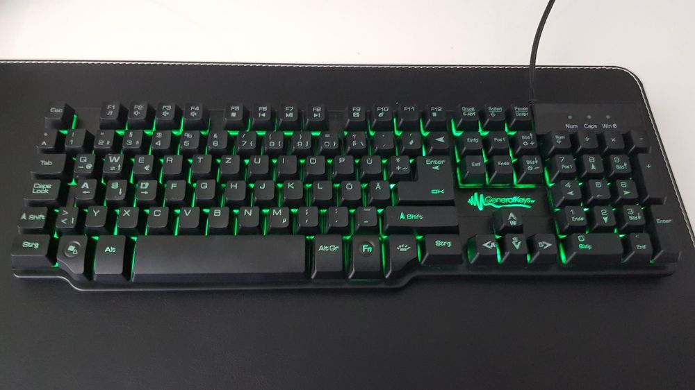 General Keys Gamertastatur (Gebraucht) in Dübendorf für CHF 9.9 – nur Abholung auf Ricardo kaufen