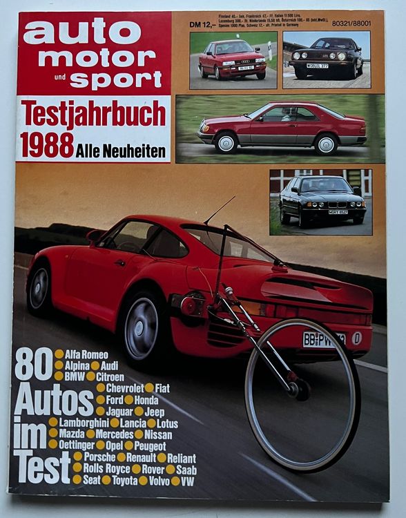 Testjahrbuch 1988 / Auto Motor und Sport (für Sammler) | Kaufen auf Ricardo