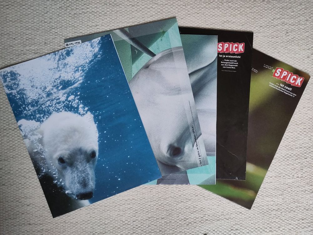 Spick, Tier-Poster, 4x (Gebraucht) in Basel für CHF 1 – mit Lieferung ...