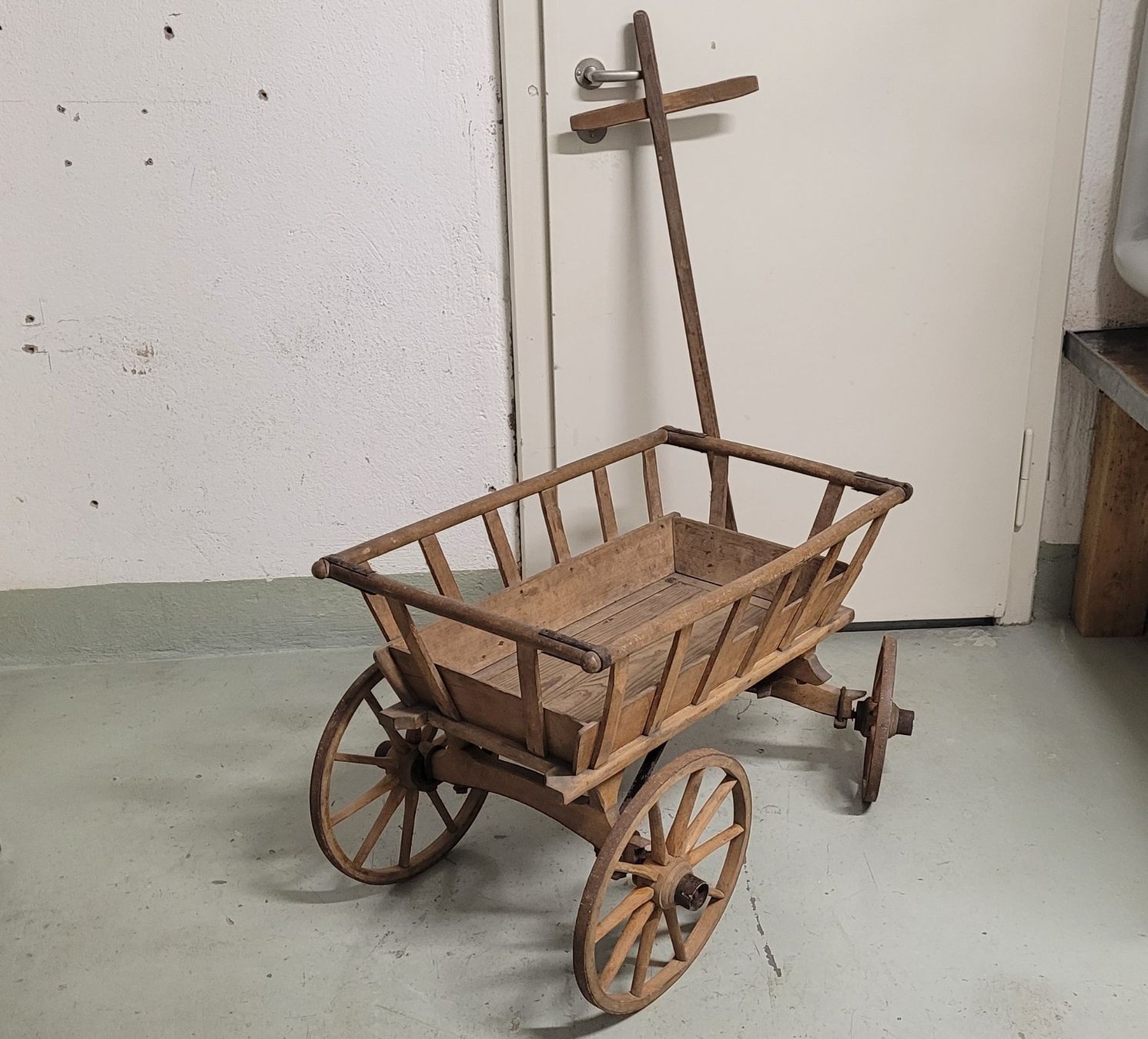Leiterwagen Holz Gro