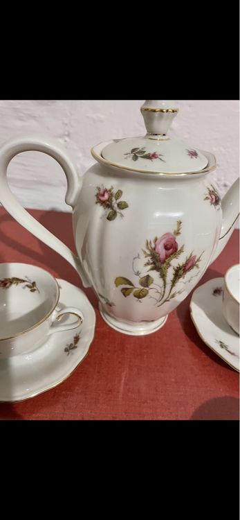 Porzellan Kaffeeservice, Rosenmuster, Vintage (Neu (gemäss Beschreibung)) in Schaffhausen für ...
