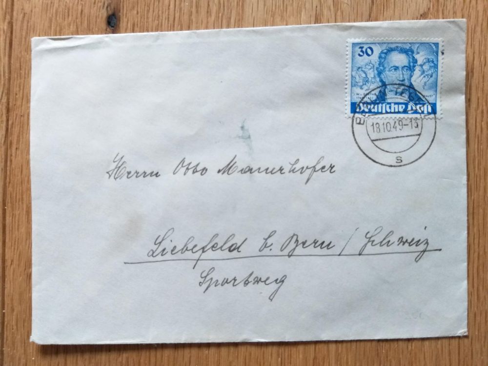 Brief, Berlin (West), 1949 (Mi-Nr. 63), Einzelfrankatur (EF) (Gebraucht ...