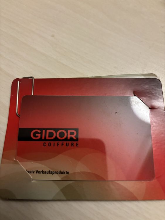 Gutschein Gidor | Kaufen auf Ricardo