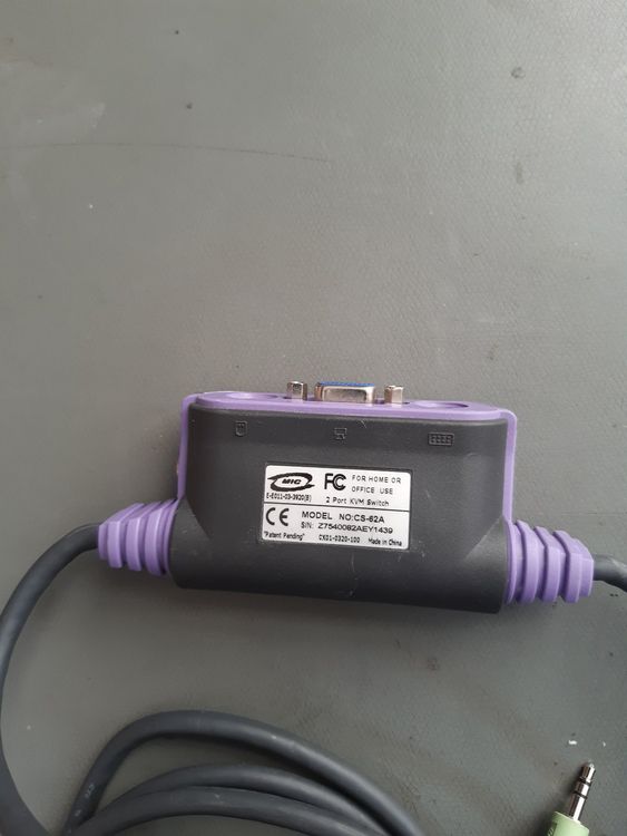 2-Port-PS/2-VGA/Audio-Kabel-KVM-Switch (1,2 m) (Gebraucht) in Davos ...
