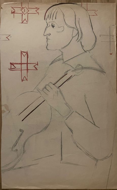 Hans Rohner (1898-1972) Grosse Zeichnung mit Nachlass Stempf (Gebraucht) in Root für CHF 5 – mit ...