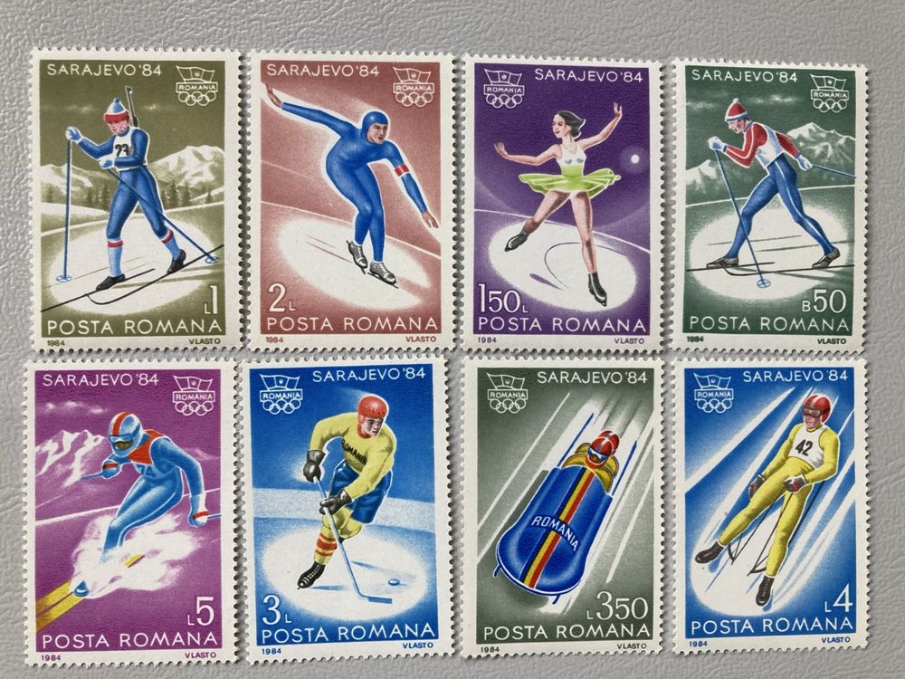 Briefmarken Rumänien Olympiade Sarajewo 1984 (Neu (gemäss Beschreibung)) in adliswil für CHF 3.2 ...