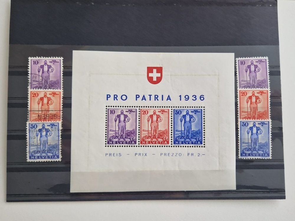 Block Pro Patria 1936 (Gebraucht) in Dübendorf für CHF 9 – mit Lieferung auf Ricardo kaufen