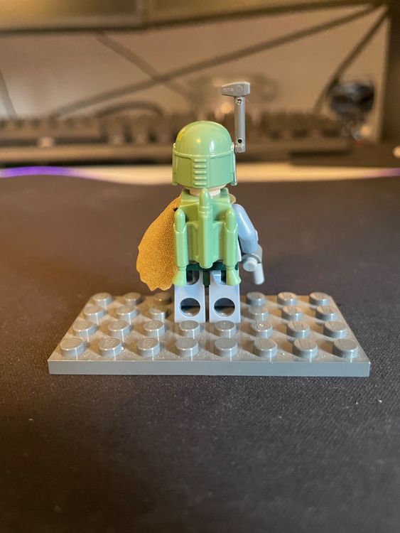 LEGO Star wars Minifigur: Boba Fett - Head beard stubble (Gebraucht) in ...