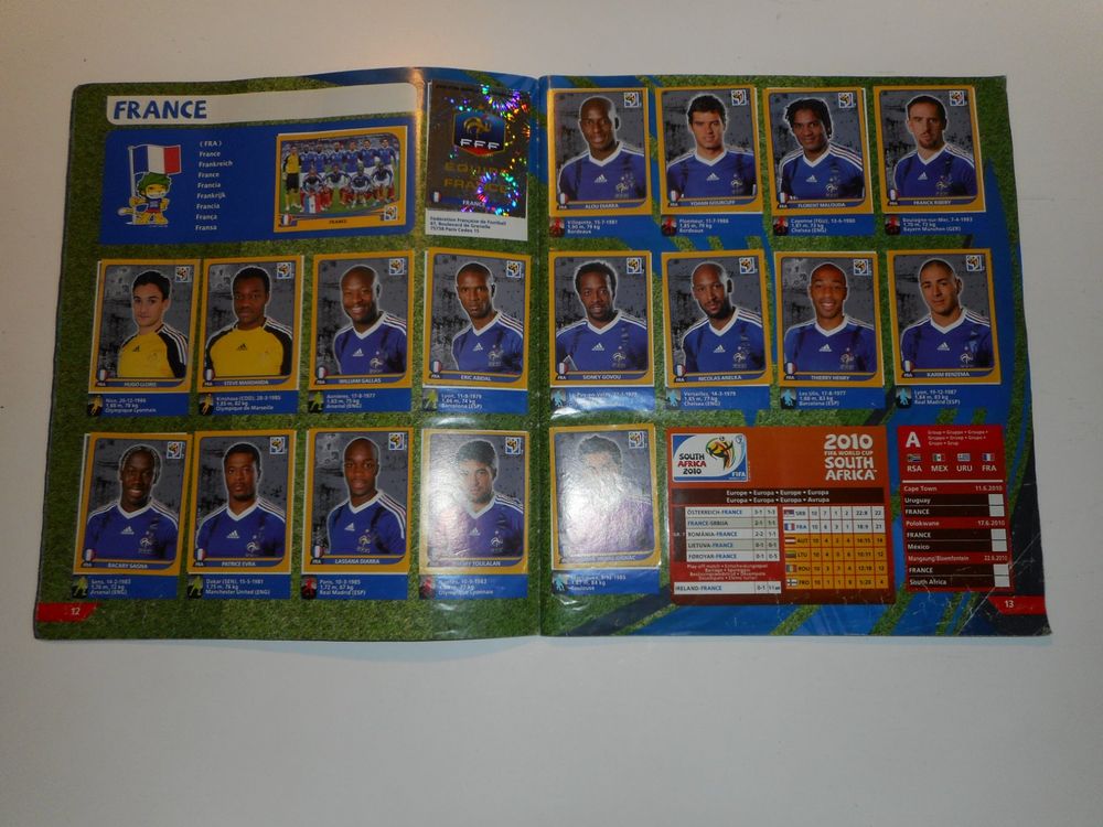 Panini WM Album Afrika 2010 Swiss Edition komplett (Gebraucht) in Cham ...